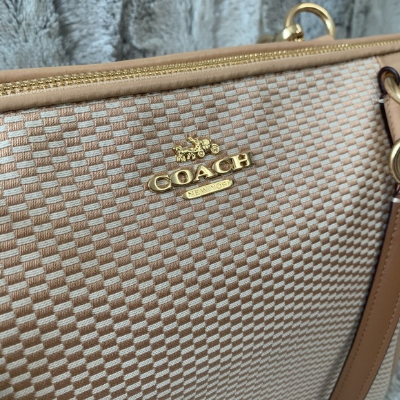 Coach | Bags | Coach Milk And Beachwood Tote | Poshmark